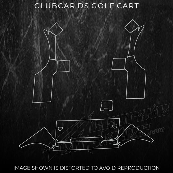 CLUB CAR GOLF CART DS TEMPLATES – Accurate Templates