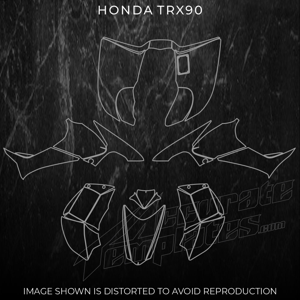 Honda Trx90 2006 2025 Accurate Templates