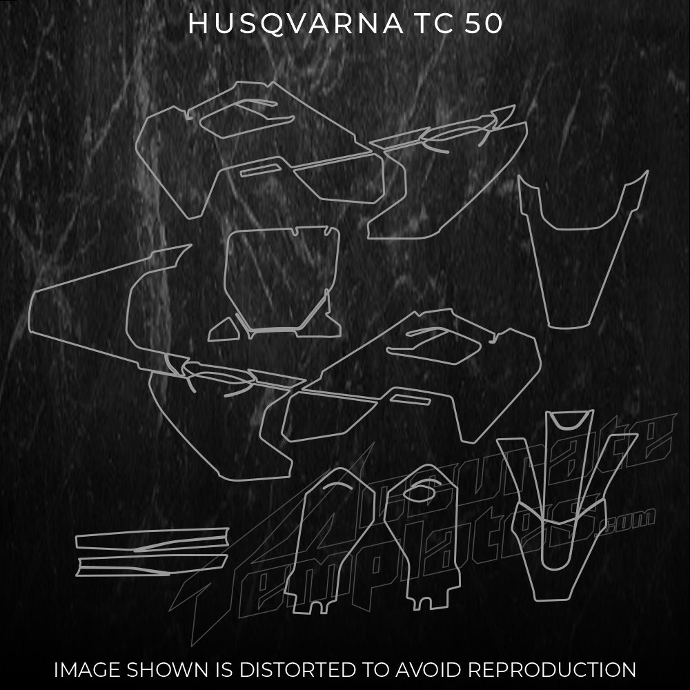 HUSQVARNA TC 50 2024 – Accurate Templates