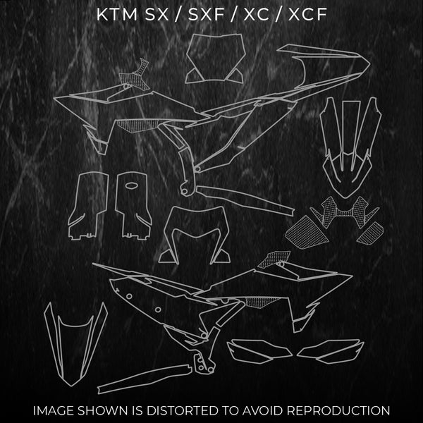 KTM SX / SXF / XC / XCF 2025 – Accurate Templates