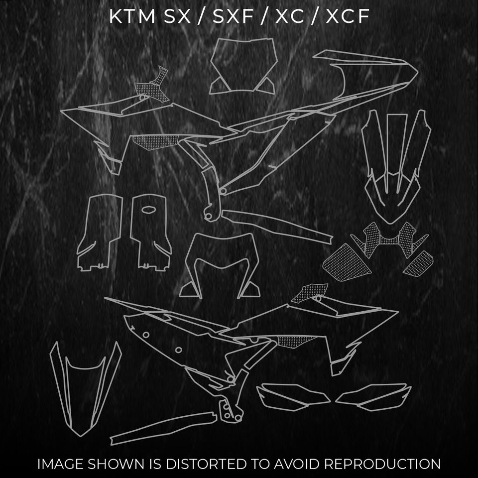 KTM SX / SXF / XC / XCF 2025 – Accurate Templates