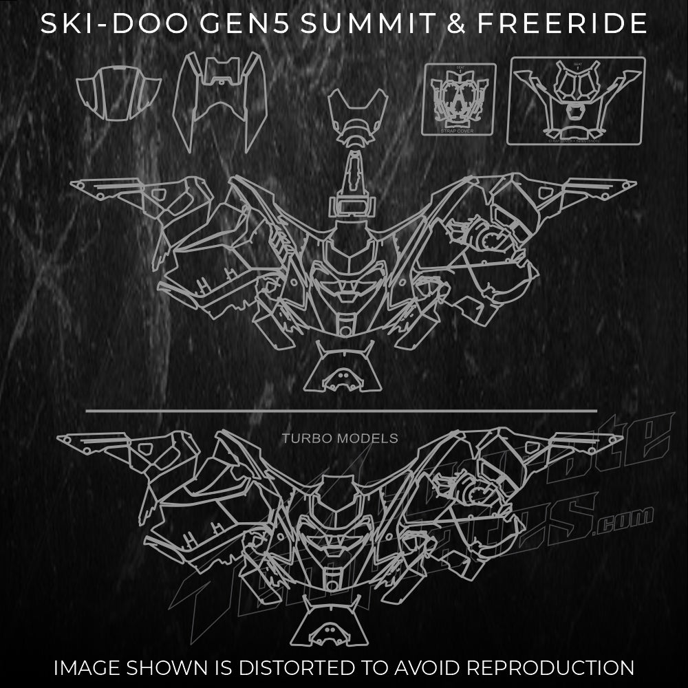 SKI-DOO GEN 5 SUMMIT & FREERIDE 2023-2025 – Accurate Templates