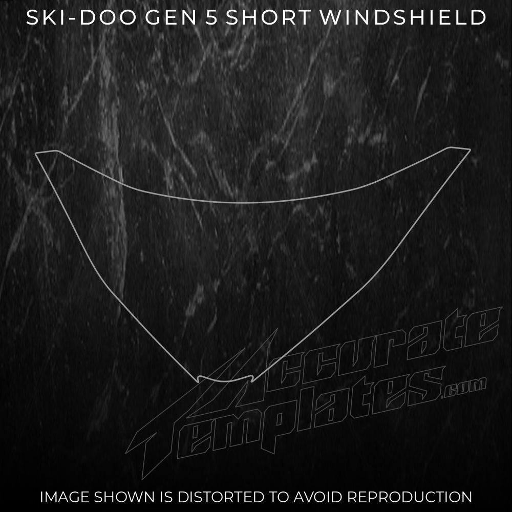 SKI-DOO GEN 5 Short Windshield – Accurate Templates