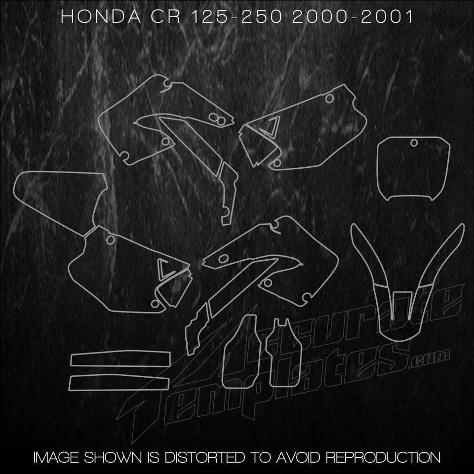 HONDA CR125-250 2000-2001 – Accurate Templates