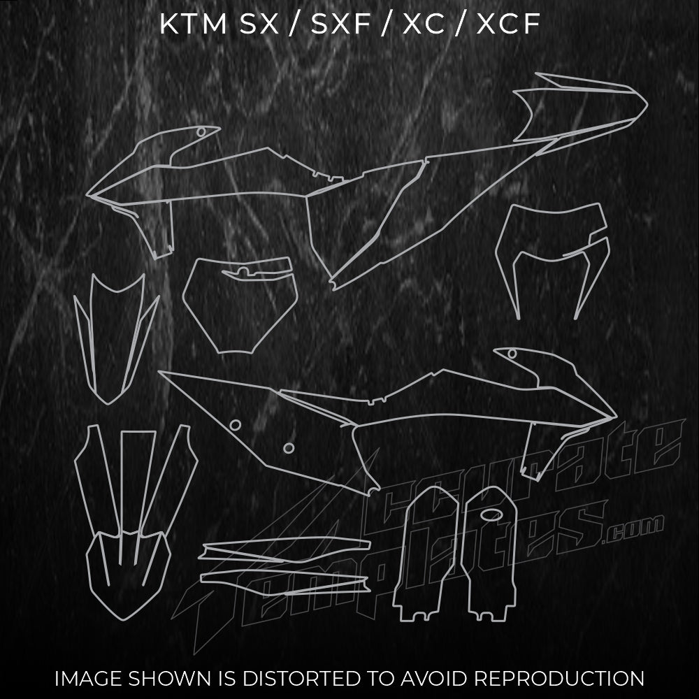 KTM SX / SXF / XC / XCF 2019 - 2022 – Accurate Templates