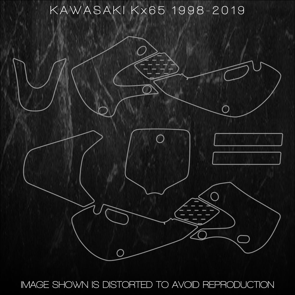KAWASAKI KX65 1998-2024 & SUZUKI RM65 2002-2012 – Accurate Templates
