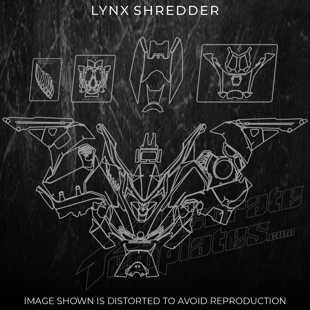 LYNX SHREDDER RE & DS 2023, 2024 – Accurate Templates