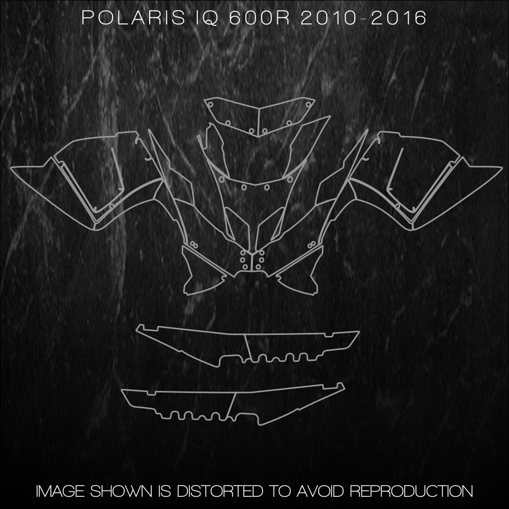 POLARIS IQR RACE SLED IQ 600R – Accurate Templates