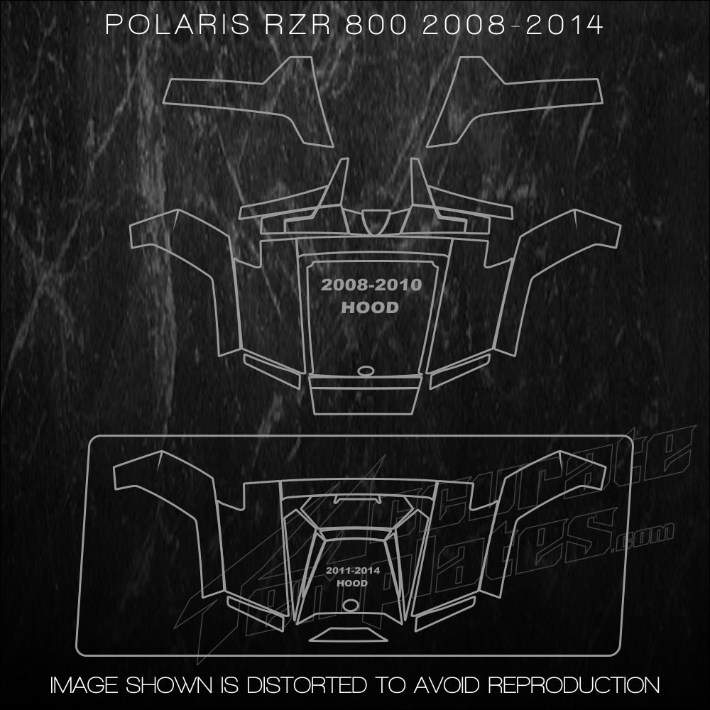 POLARIS RZR 800 2008-2014 – Accurate Templates