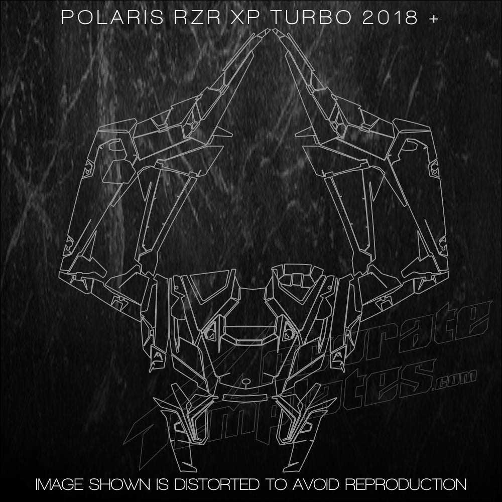 POLARIS RZR XP TURBO 2018 - 2021 – Accurate Templates