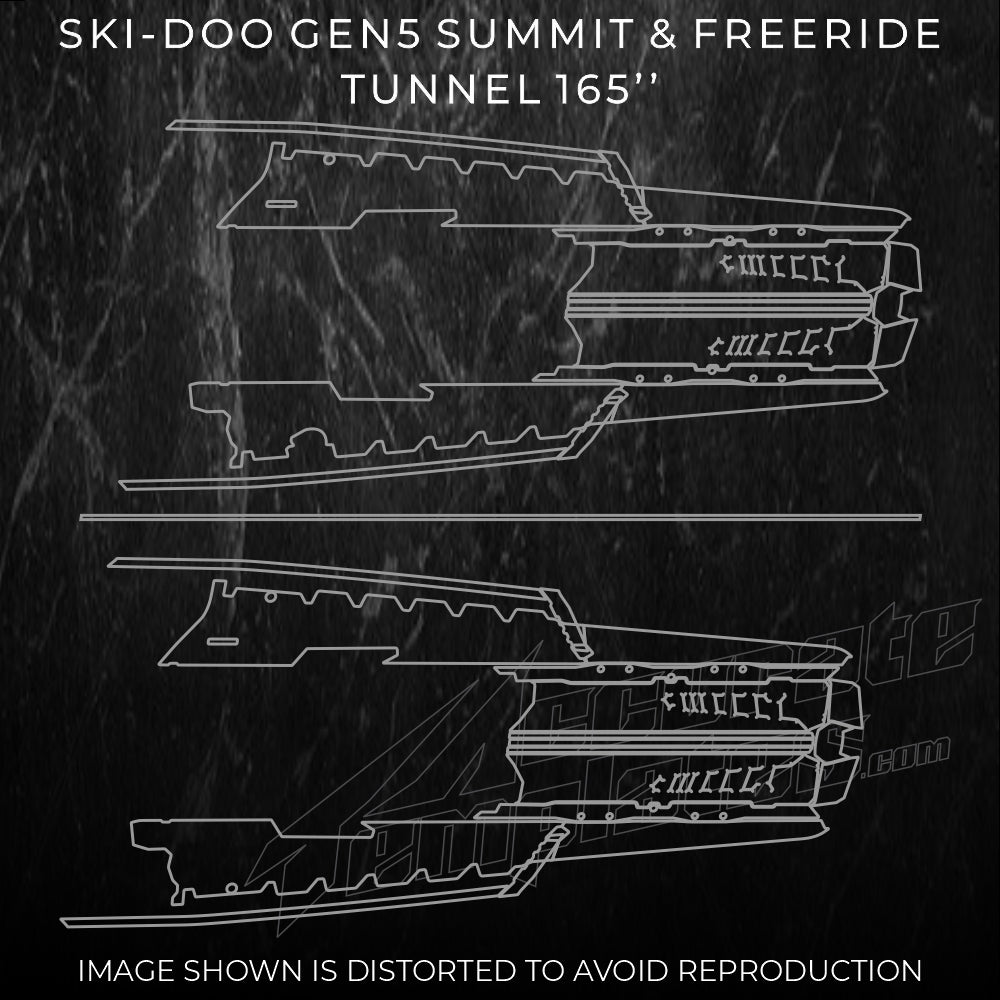 SKI-DOO GEN 5 TUNNEL 165 SUMMIT & FREERIDE 2023-2025 – Accurate Templates