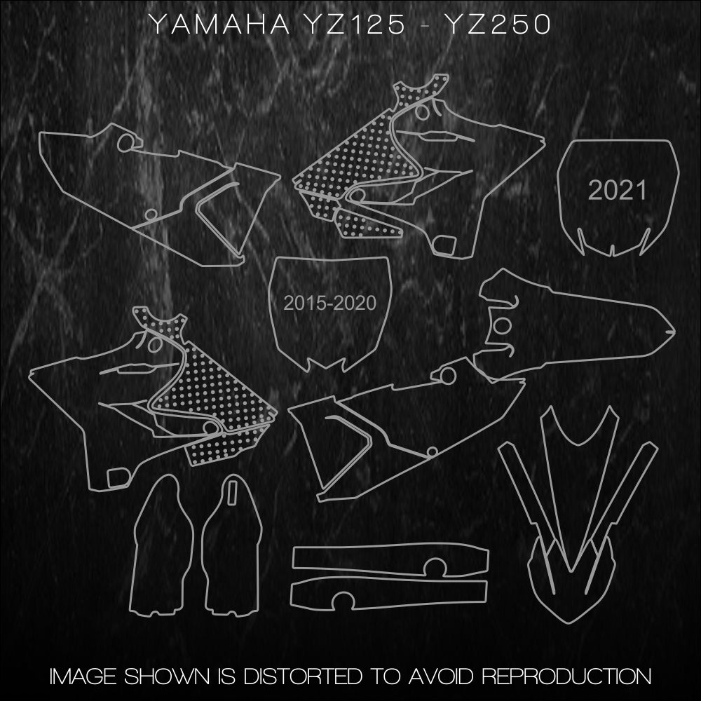 YAMAHA YZ125 - YZ250 2015-2021 – Accurate Templates