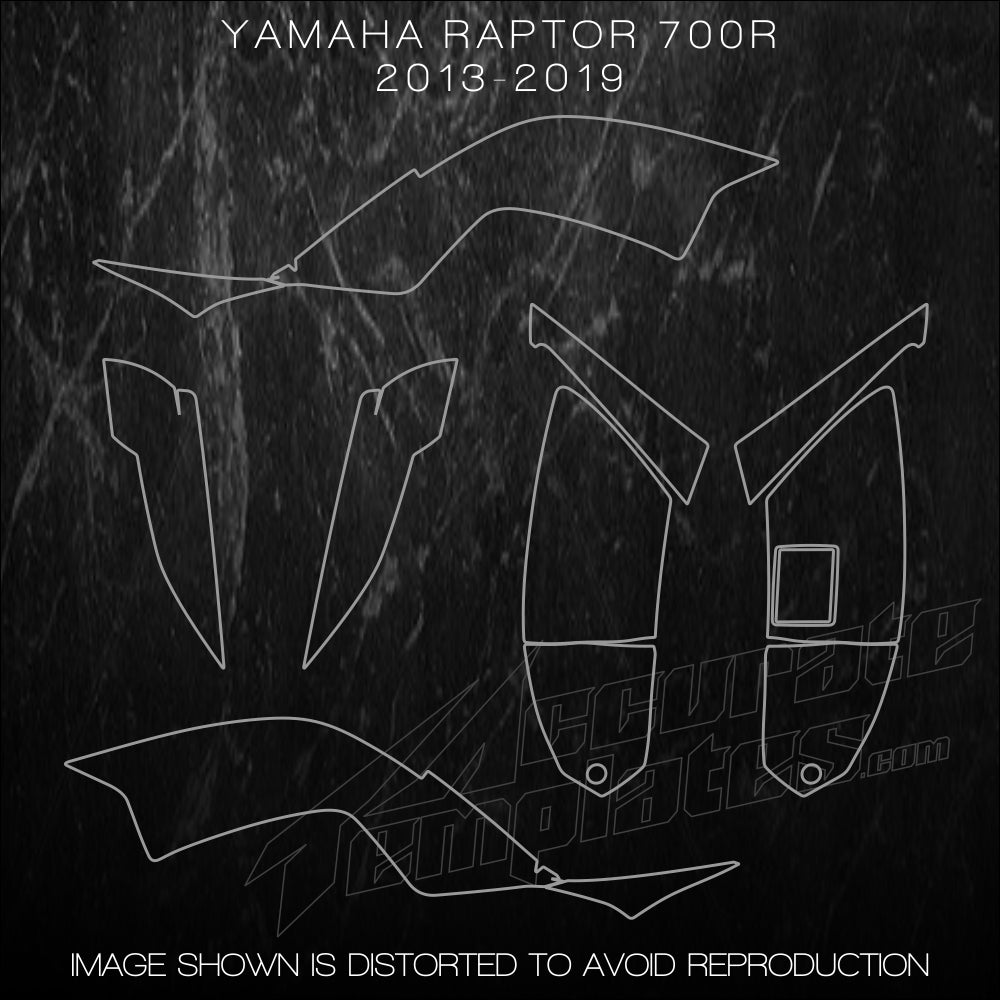YAMAHA RAPTOR 700R 2013 - 2019 – Accurate Templates